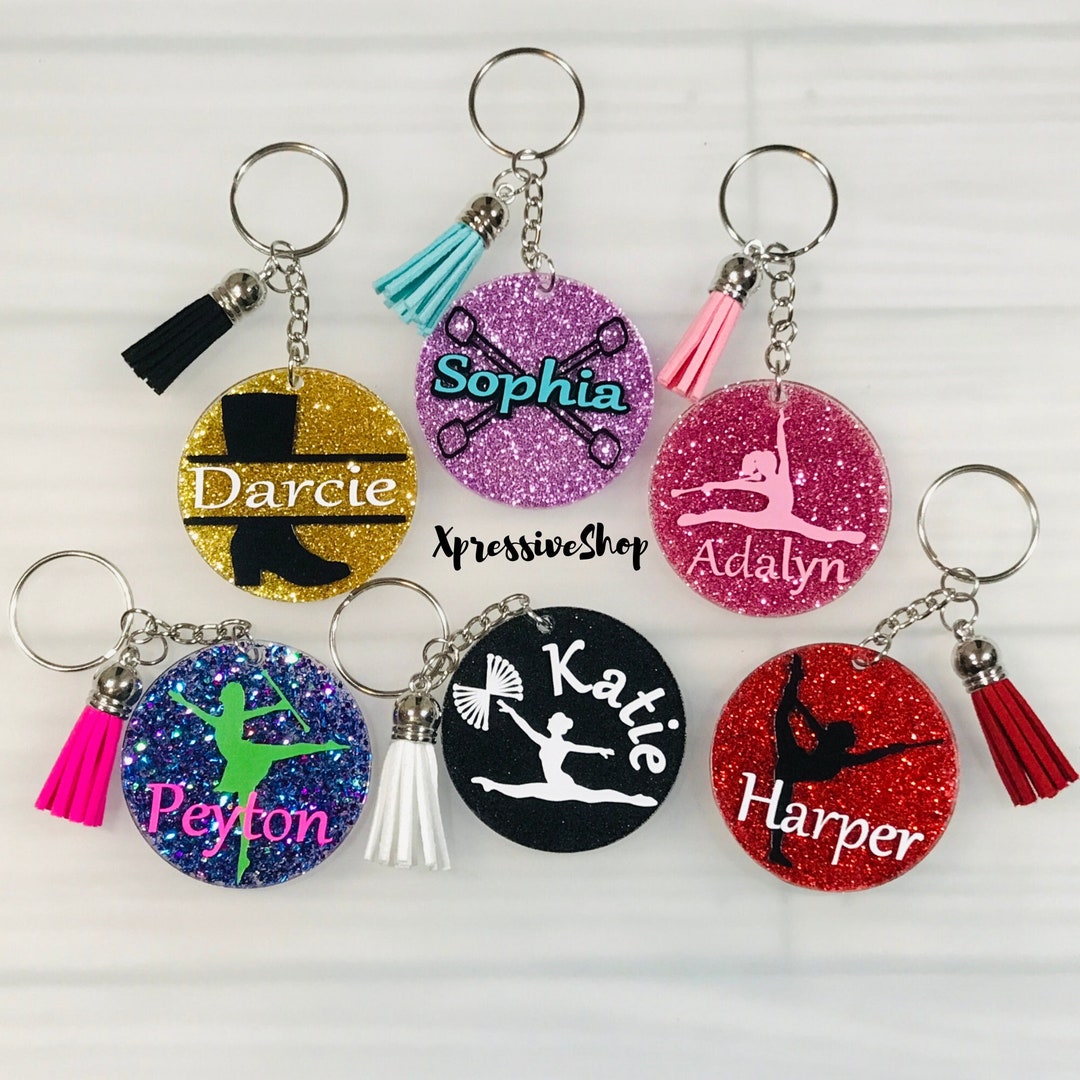 Personalized Baton Keychains, Baton Twirler Keychain, Baton Bag Tag ...