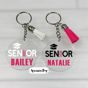 Personalized 2026 Graduation Keychain: Custom Senior Class of 2026 ...
