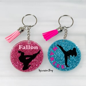 Personalized Martial Arts Keychain: Handmade Karate, Judo, Taekwondo ...