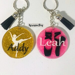 Personalized Ballet Keychains Ballet Dancer Squad Ballet Keychain ...