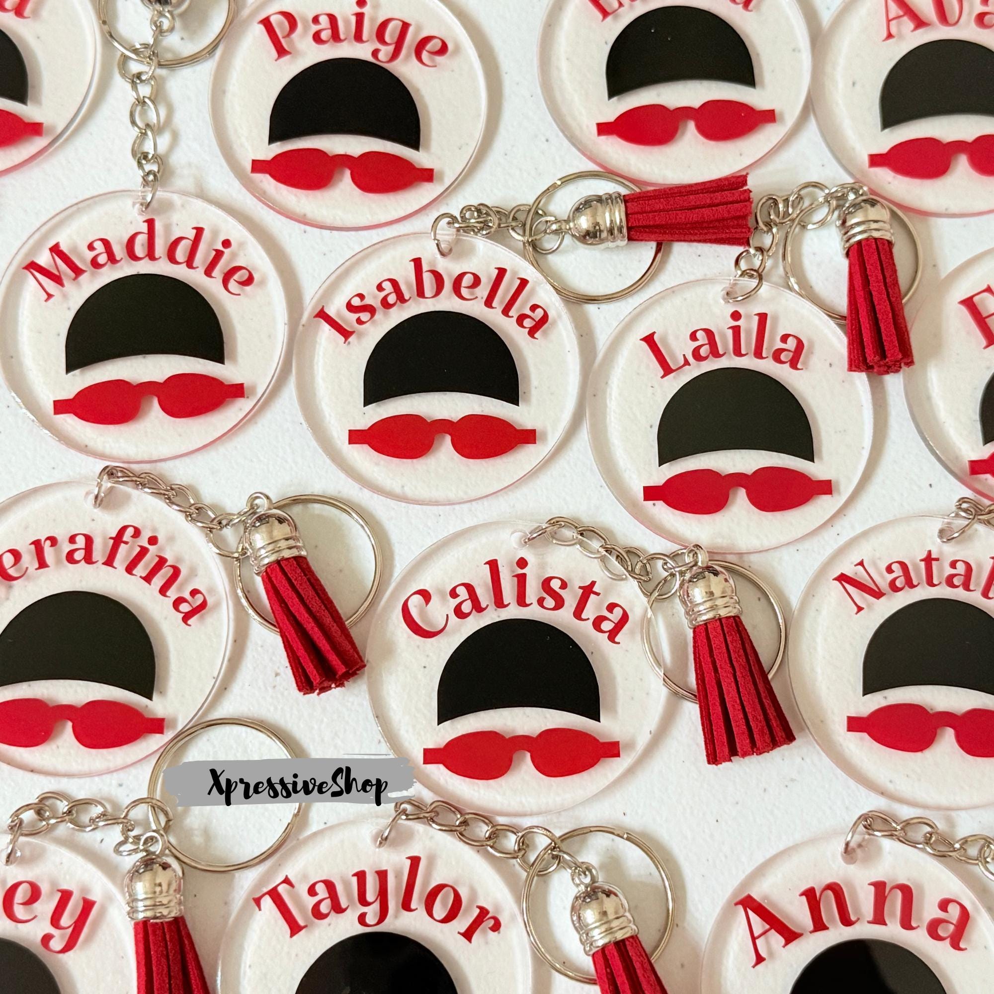 Personalized Swim Keychain: Swimming Gift, Aquatics Artistic Swimmer ...