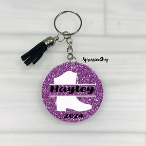 Personalized Drill Team Keychain, Drill Team Gift, Drill Team Bag Tag ...