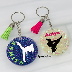 Personalized Martial Arts Keychain: Handmade Karate, Judo, Taekwondo ...