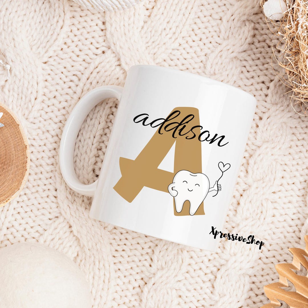 Personalized Dentist Mug, Custom Dental Mug, Gift for Dentist, Dentist ...