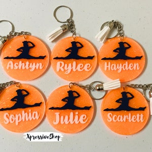Personalized Drill Team Keychain, Drill Team Gift, Drill Team Bag Tag ...