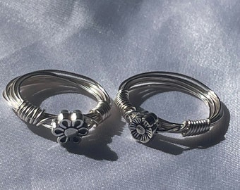 Wire Flower Ring | Etsy
