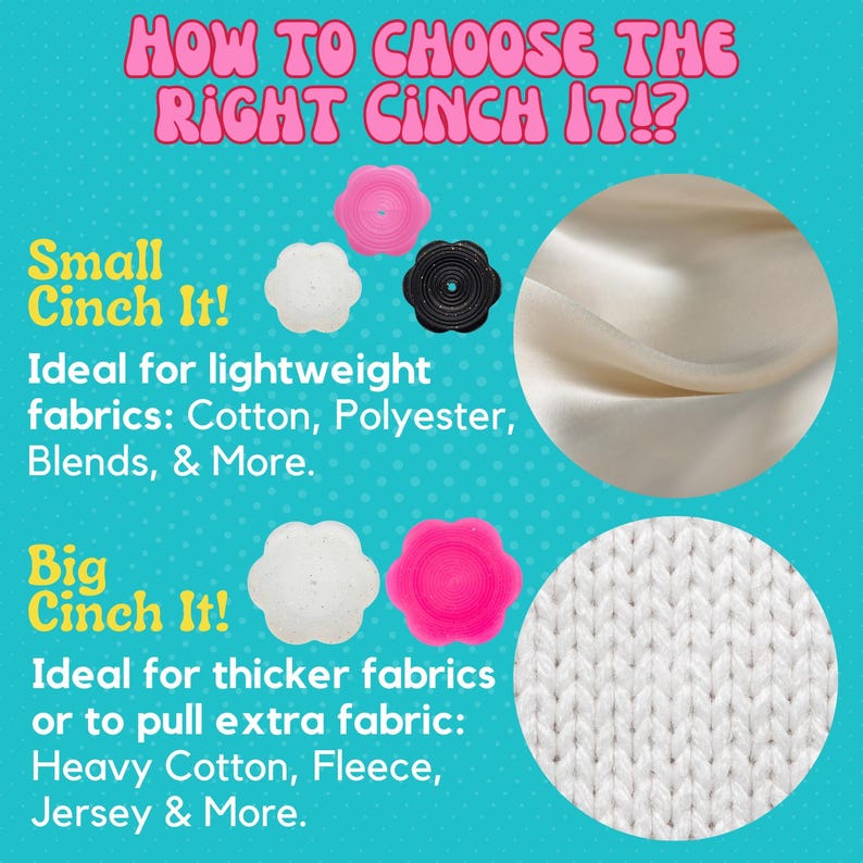 Cinch It! 5-pack Clothing Clips - No-sew Fit & Style for Tshirts ...