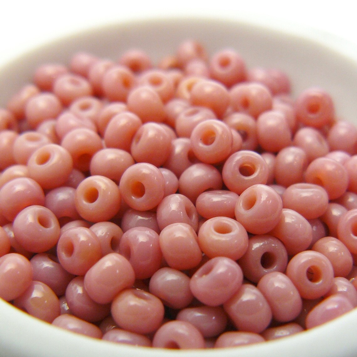 OPAL CHEYENNE PINK Size 7/0 Vintage Czech Seed Beads Colorfast | Etsy