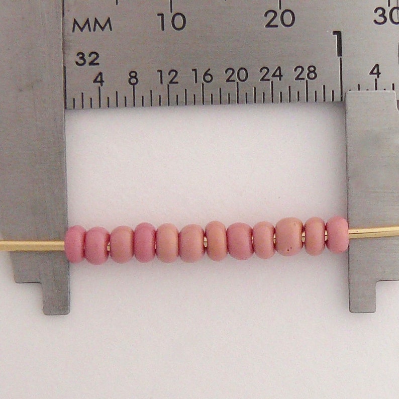 CHEYENNE PINK RARE Colorfast Vintage Czech Size 7/0 Undyed | Etsy