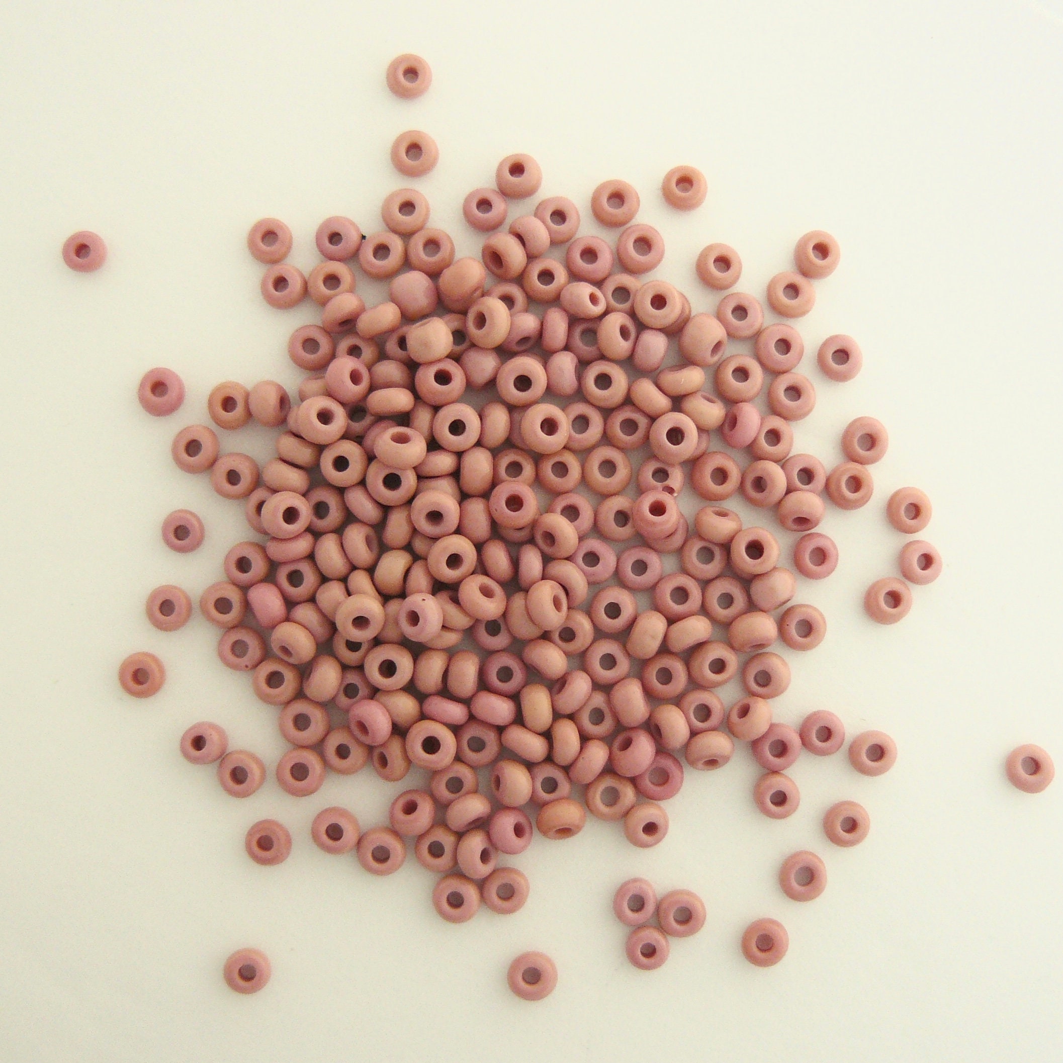 CHEYENNE PINK RARE Colorfast Vintage Czech Size 7/0 Undyed - Etsy