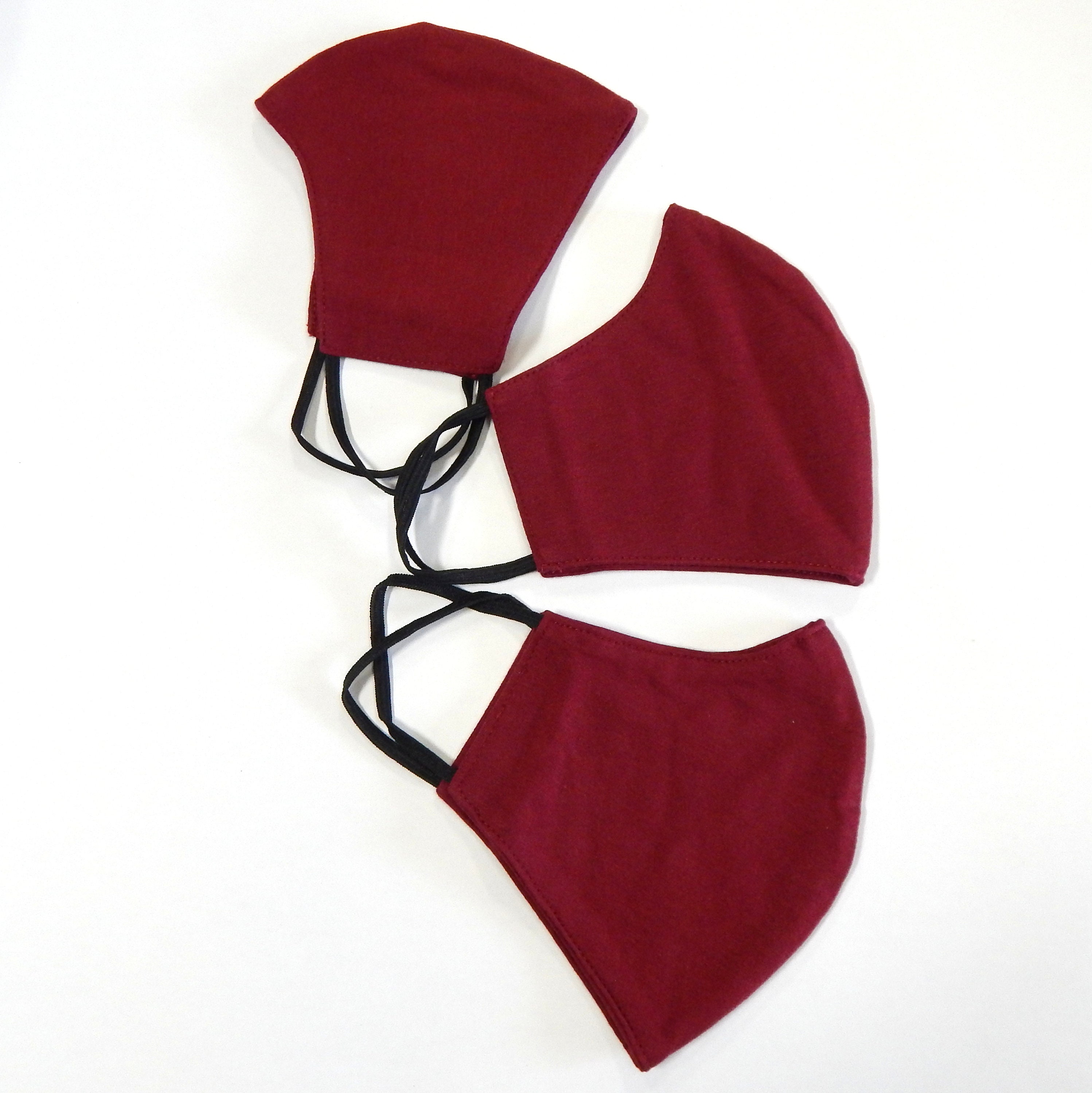 Pack of 3 Face Masks Easy Breathing 2 Layers Adult / Big Kids - Etsy Canada