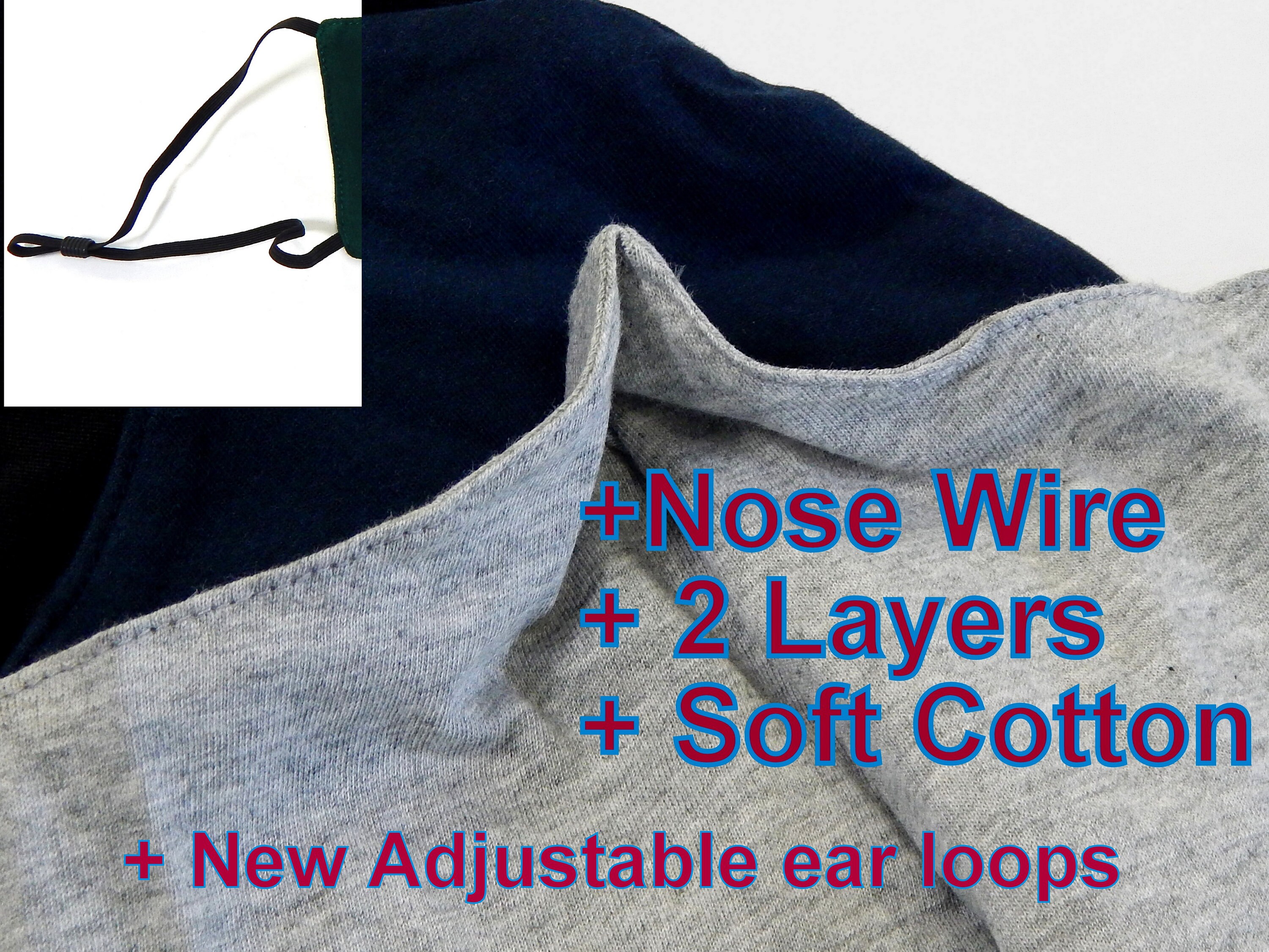 Pack of 3 Face Easy Breathing Masks XX Large XXL BIG and Tall | Etsy