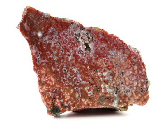 Deep Pink Red Ocean Jasper Slab - Etsy