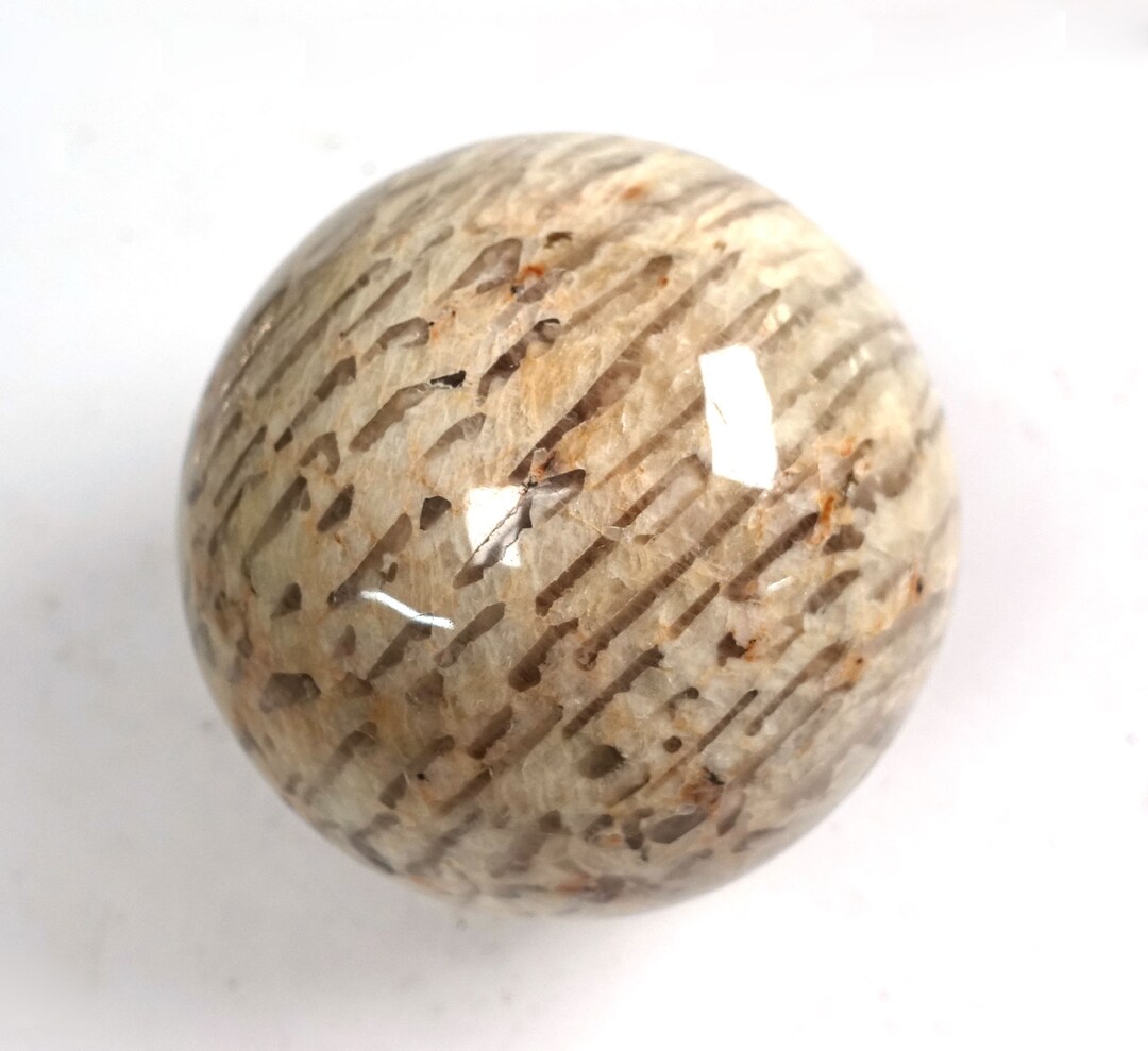 Feldspar Graphic Quartz Sphere With Embedded Tabular Smoky Quartz ...