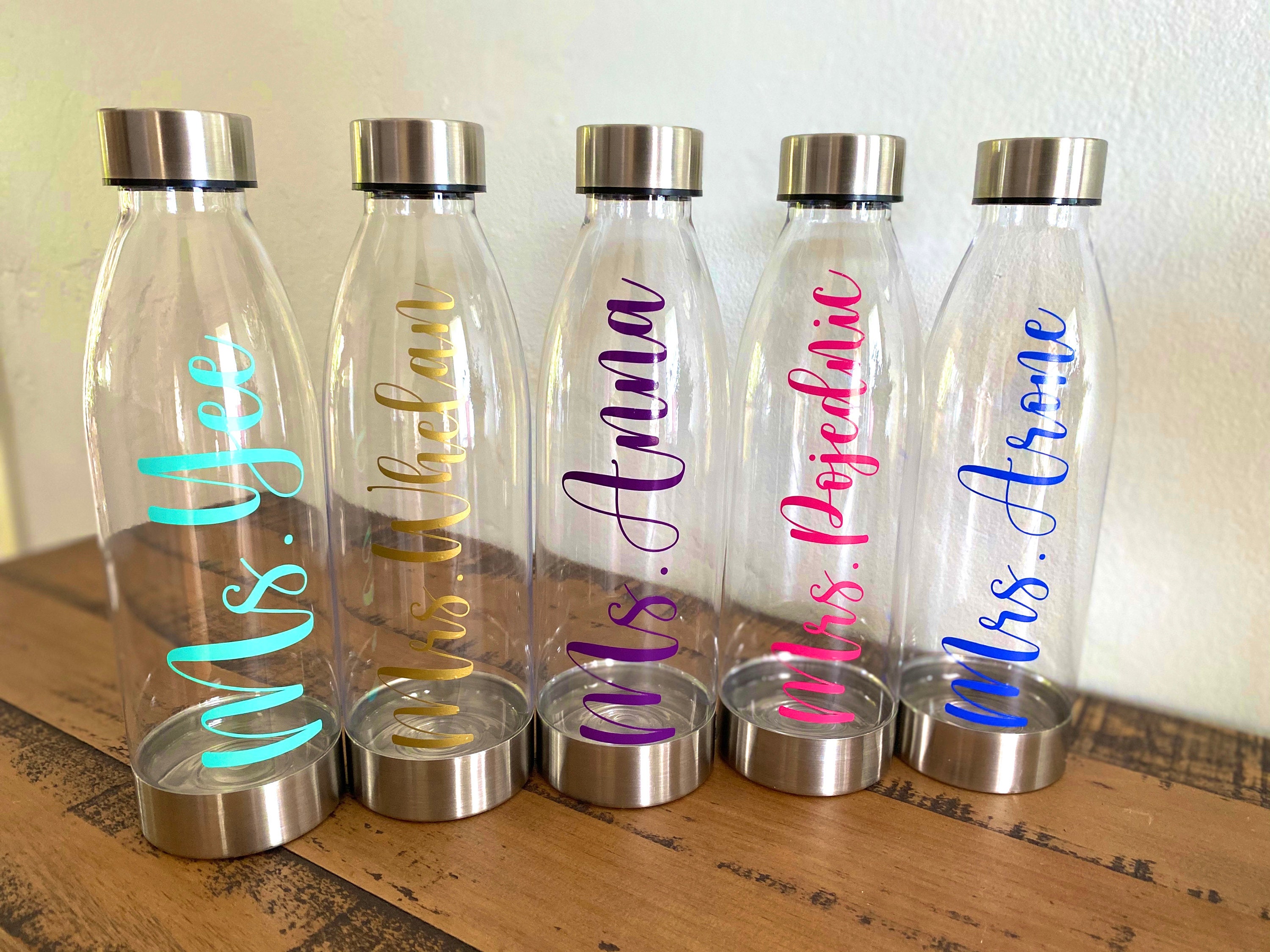 Clear Personalized Water Bottle Custom Name Water Bottle Etsy Israel clear-personalized-water-bottle-custom-name-water-bottle-etsy-israel