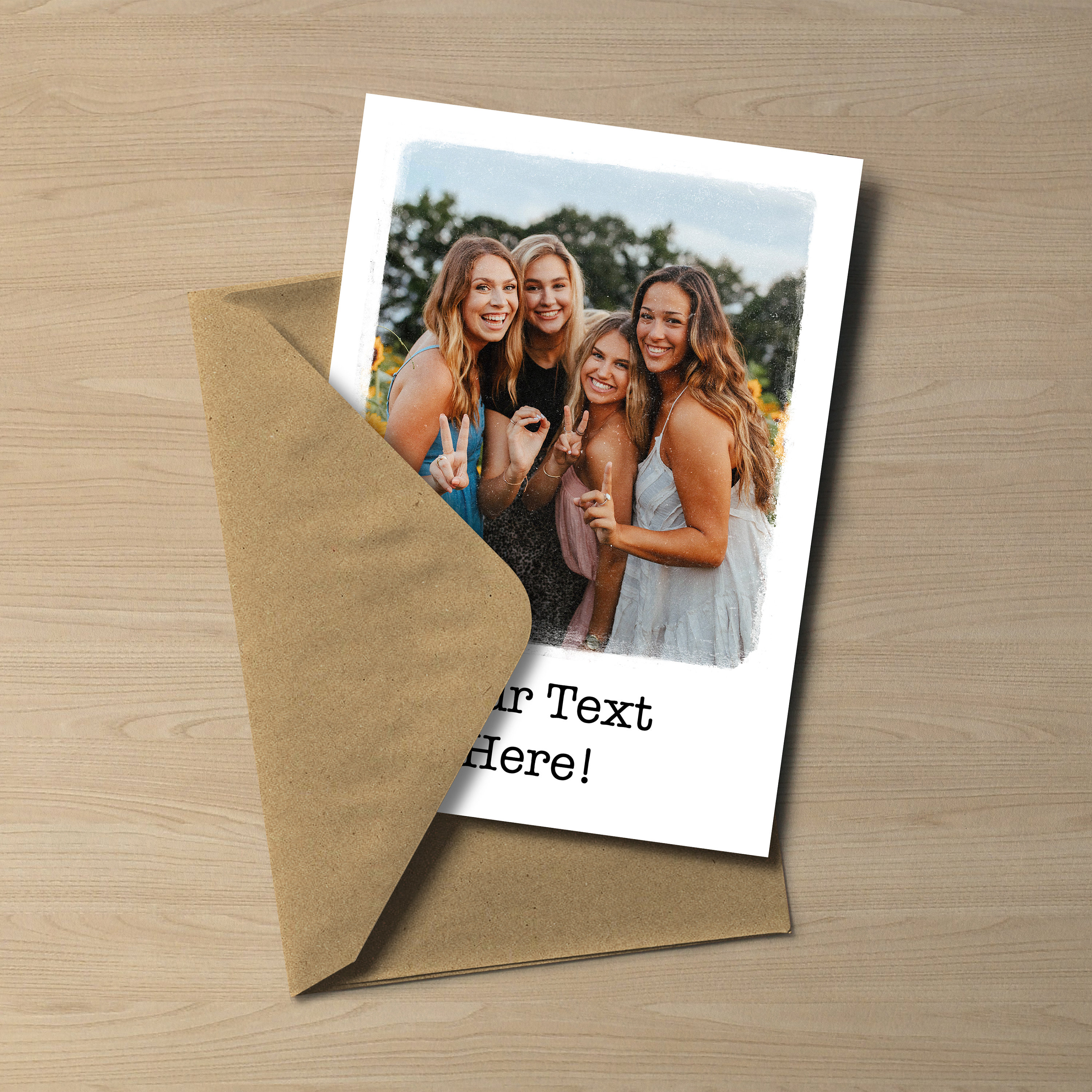 Custom Photo Card Personalised Greeting Card Perfect Gift - Etsy