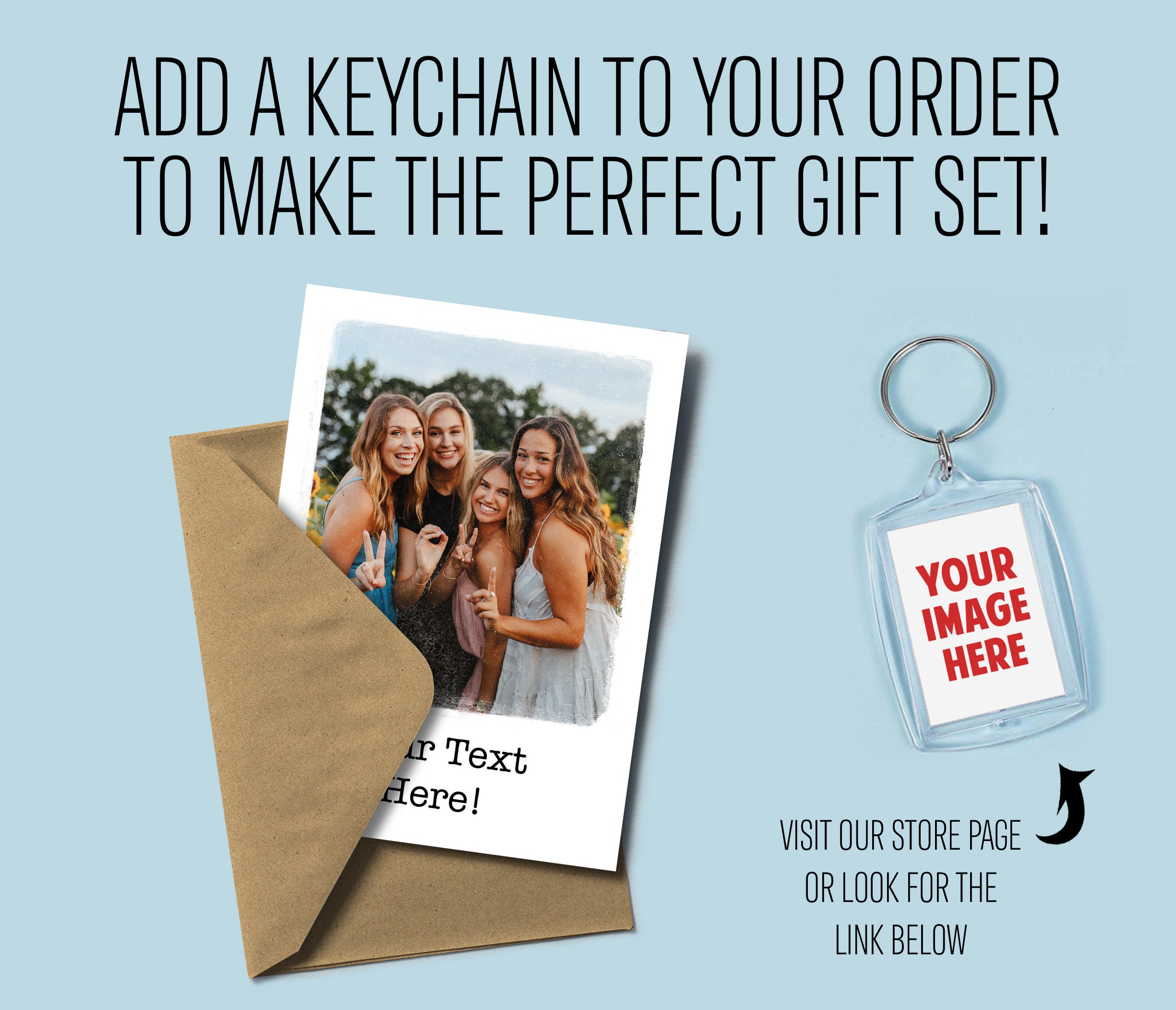 Custom Photo Card Personalised Greeting Card Perfect Gift - Etsy