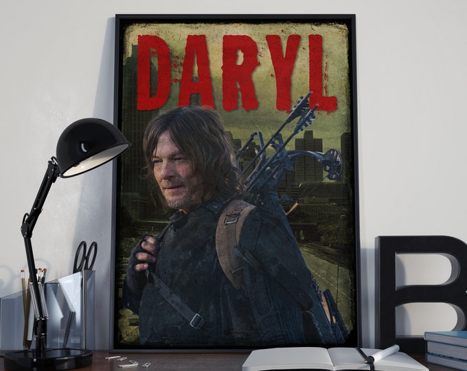Norman Reedus Fan Photocard, Twd Fan Art, the Walking Dead Fan Merch - Etsy