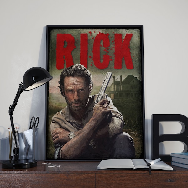 Rick Grimes Poster - Etsy