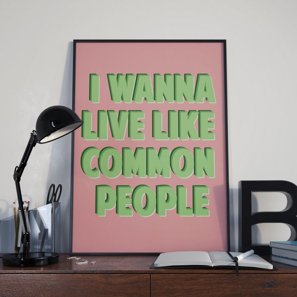 Common People - Etsy