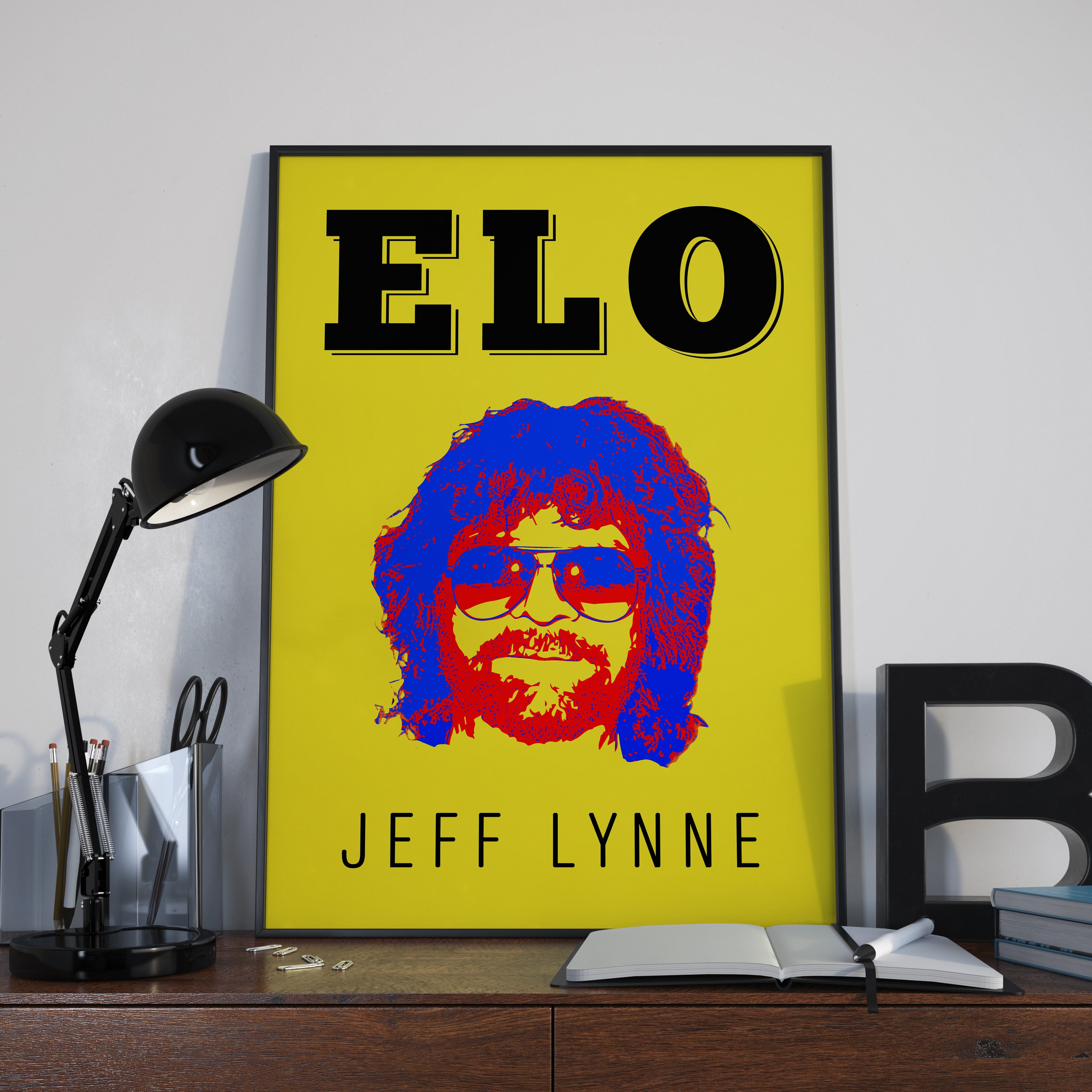 Jeff Lynne ELO Poster Electric Light Orchestra Elo Framed Poster Mr ...