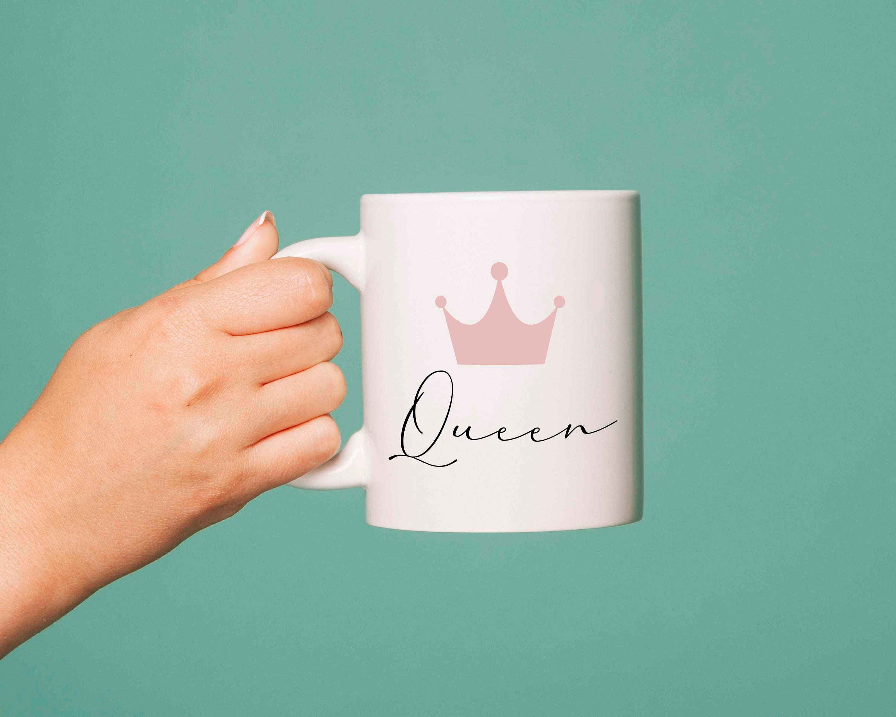 Couples King and Queen Mug Personalised Boyfriend Girlfriend - Etsy UK
