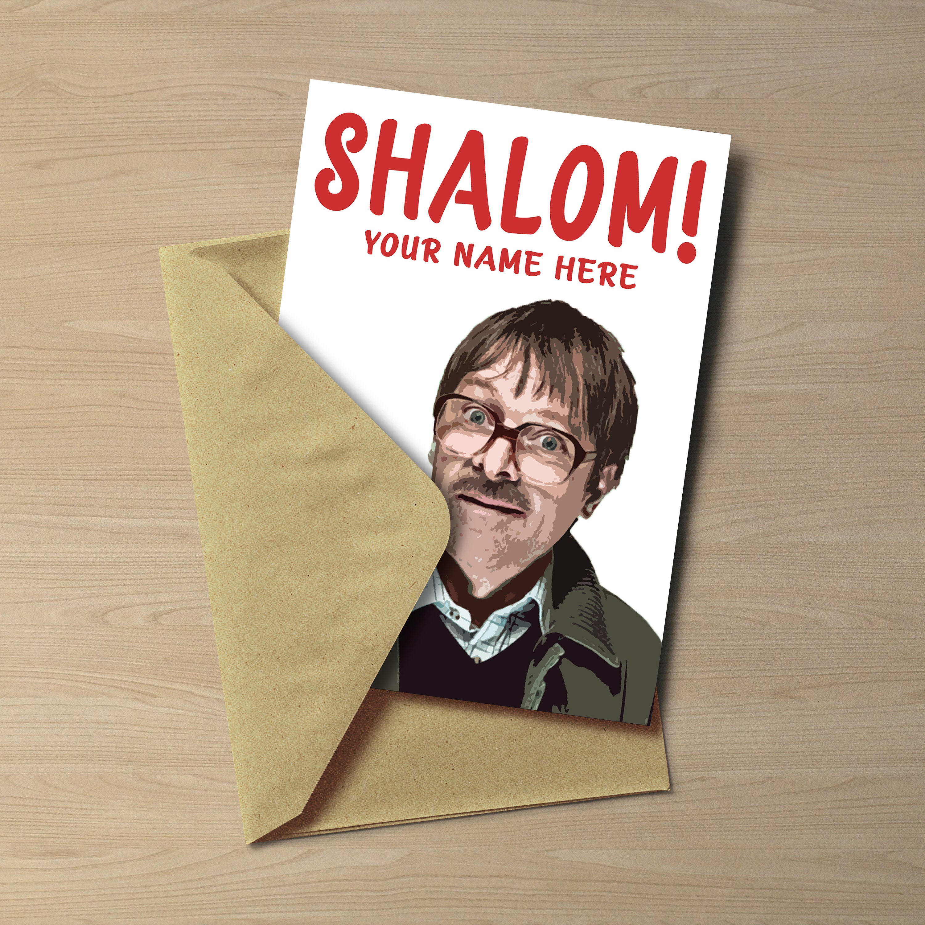 Friday Night Dinner Card Jim Shalom Card Personalised - Etsy UK