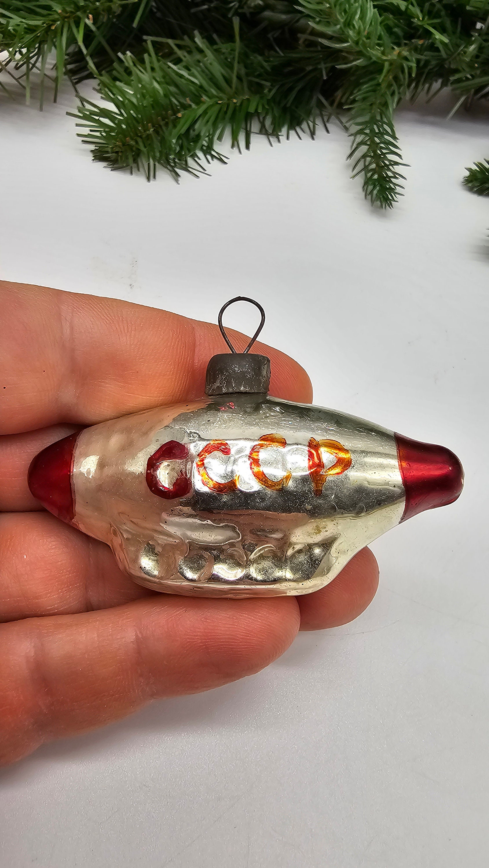 Antique Christmas Dirigibles Zeppelins Blimps Ornament Glass - Etsy UK