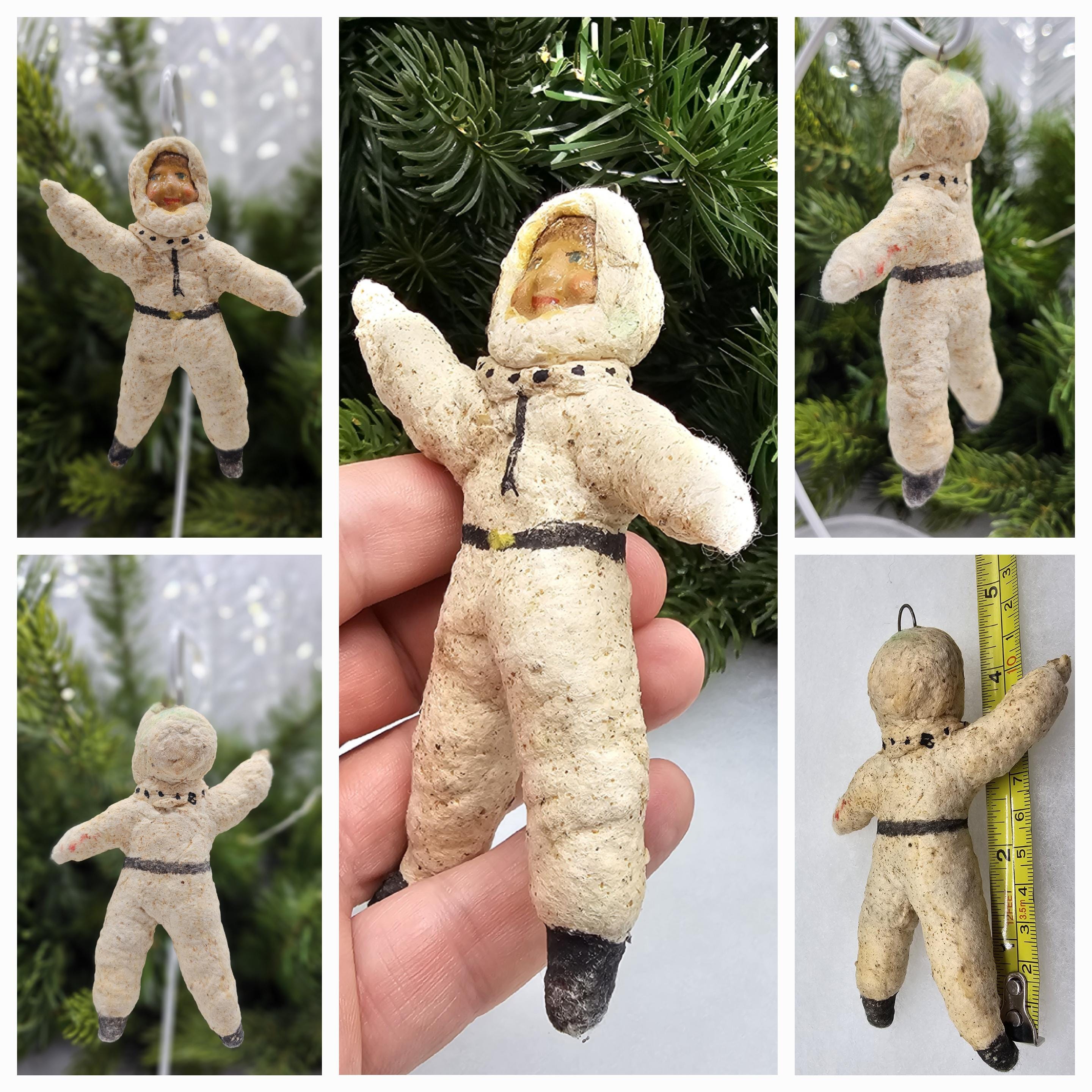 Space Exploration Traditional Characters Cotton Spun Christmas Vintage ...