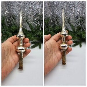 Beautiful Vintage Christmas Toppers Antique Glass Decoration Ukrainian ...