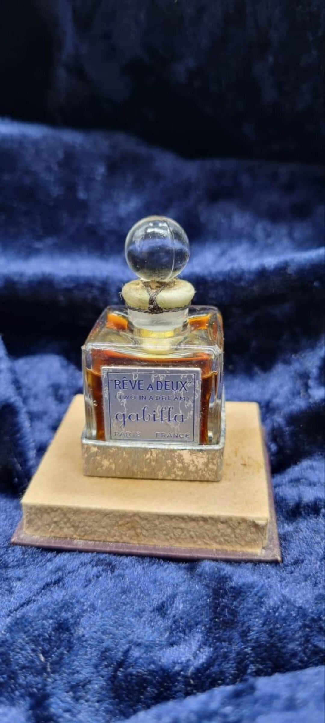 Vintage Gabilla Rêve A Deux 10ml Perfume Before 1950 Paris France - Etsy