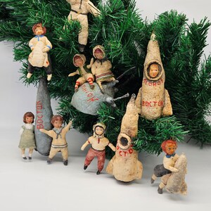 Space Exploration Traditional Characters Cotton Spun Christmas Vintage ...