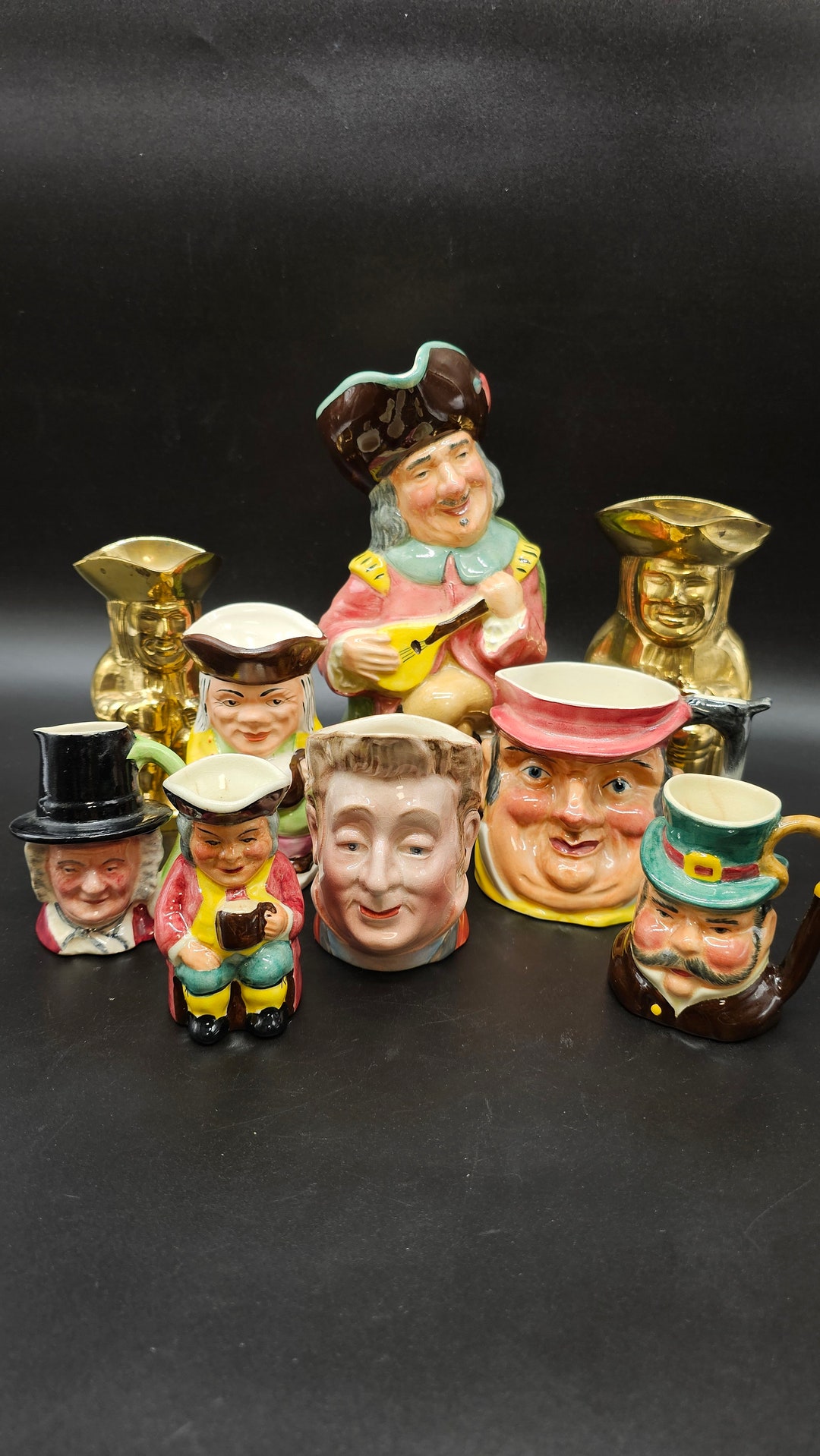 Big Small Miniature Toby/ Character Jug Selection Various Vintage - Etsy