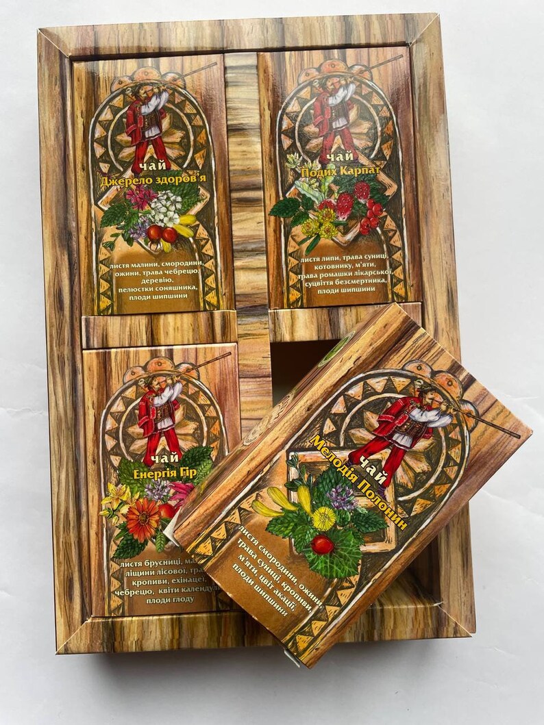 Set of Carpathian Tea, Tea From Ukraine, Herbal Tea, Tea Set, Healing ...