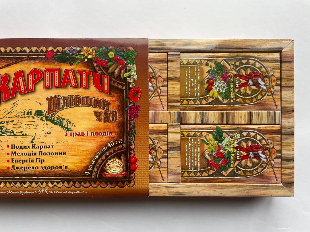 Set of Carpathian Tea, Tea From Ukraine, Herbal Tea, Tea Set, Healing ...