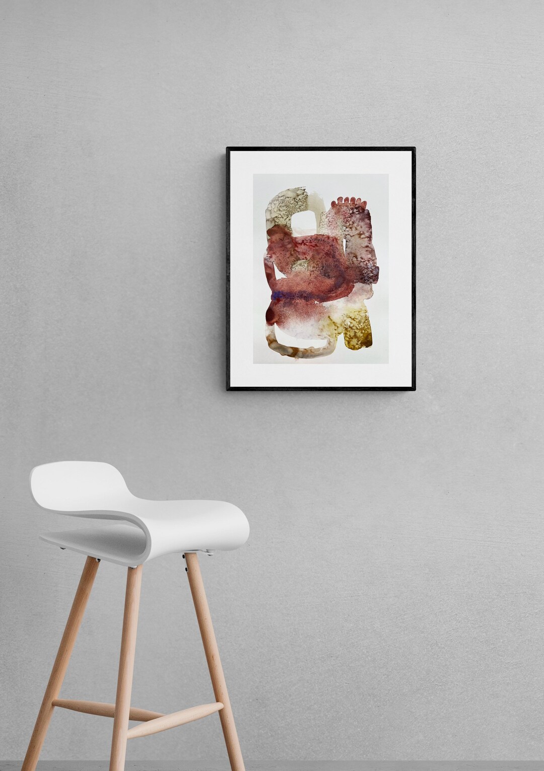 Abstract Watercolor Painting, A3 Size Artwork, Original Abstract ...