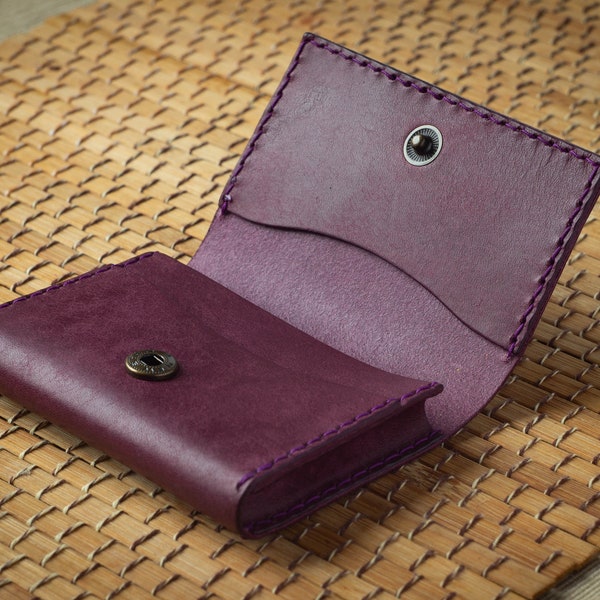 Small Leather Wallet - Etsy
