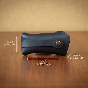 Personalized Leather Key Holder ,key Cover, Veg Tanned Leather Key Case ...