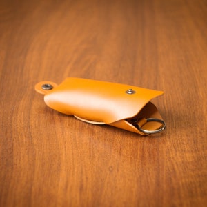 Personalized Leather Key Holder ,key Cover, Veg Tanned Leather Key Case ...