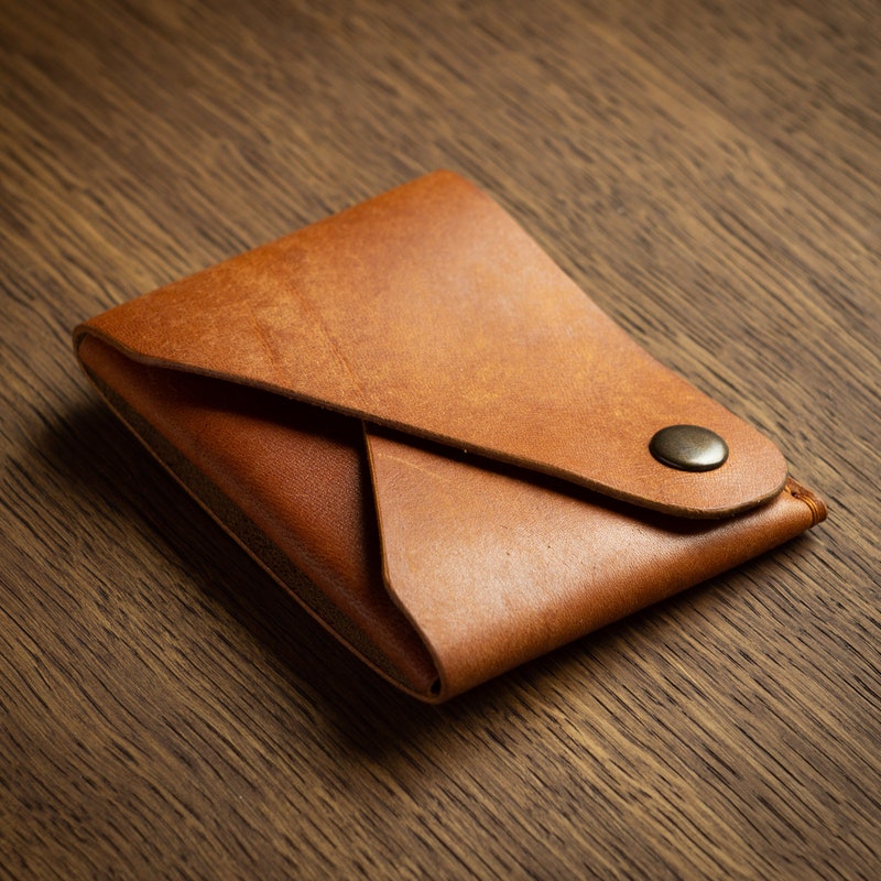 Minimal Leather Wallet - Etsy