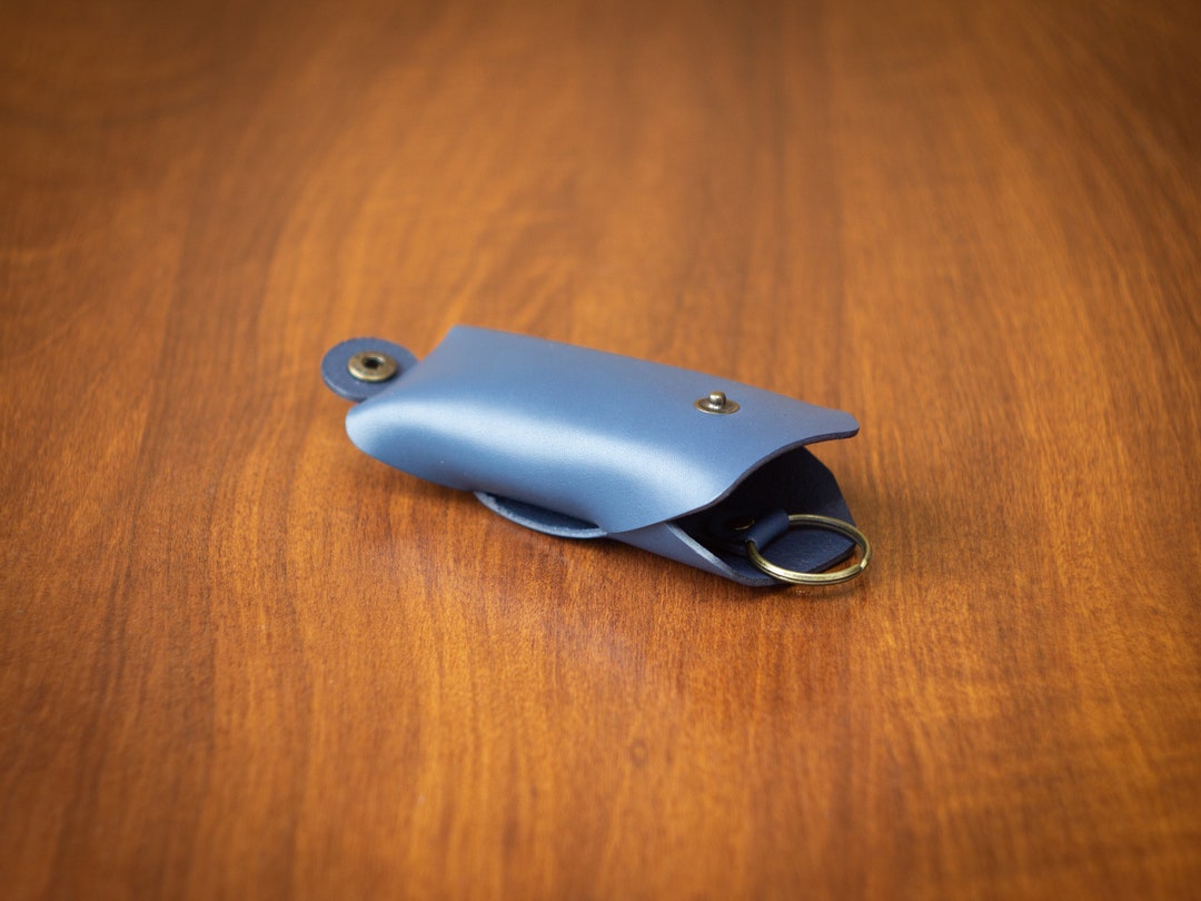 Personalized Leather Key Holder ,key Cover, Veg Tanned Leather Key Case ...