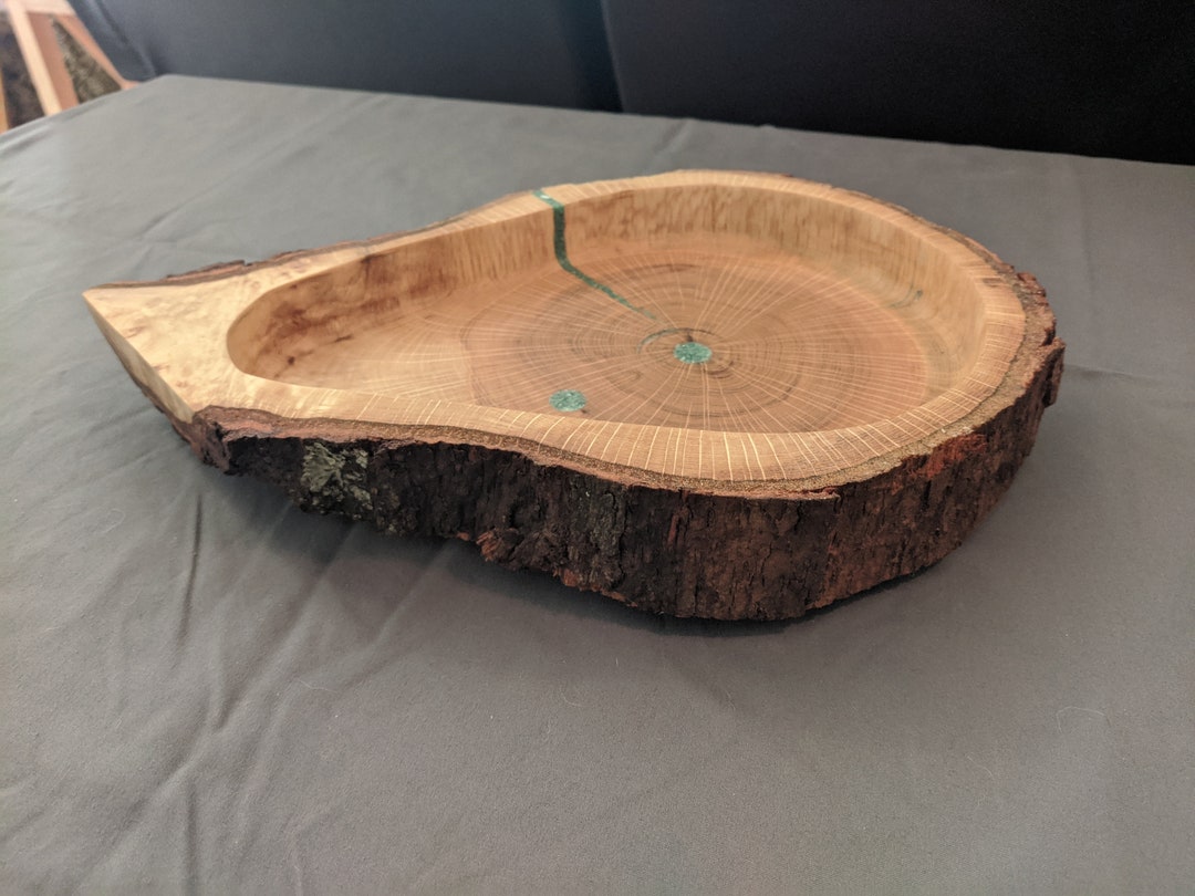 White Oak Slab Bowl - Etsy