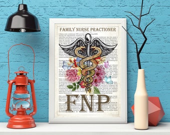Family Nurse Practitioner Art - Etsy
