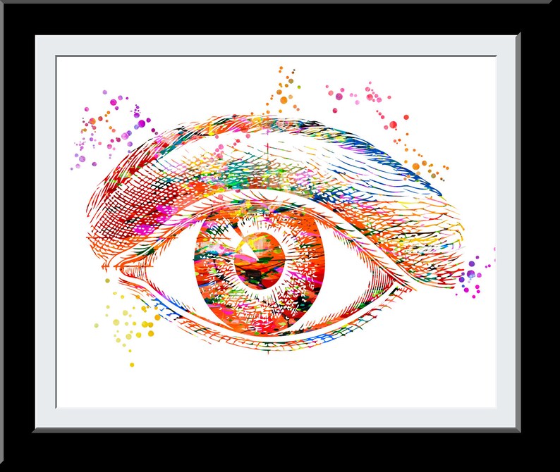 Abstract Medical Art Work Medical Art Prints Gift Eye Anatomy | Etsy
