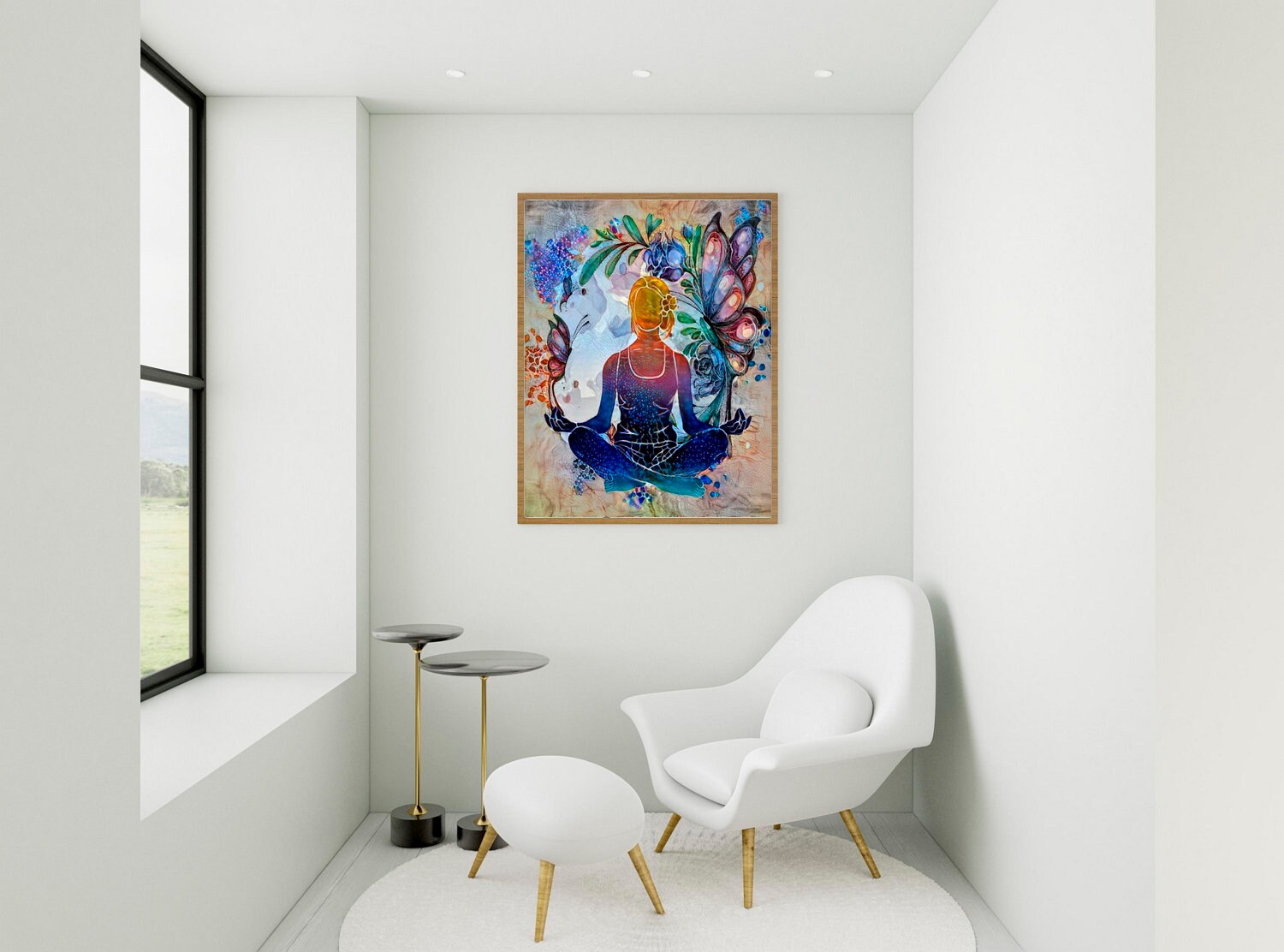 Yoga Art Yogi Yoga Poster Yoga Pose Yoga Print Yoga Woman - Etsy