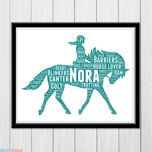 Horse Gift - Personalize Gift for Horse Rider | Dressage Showjumping ...