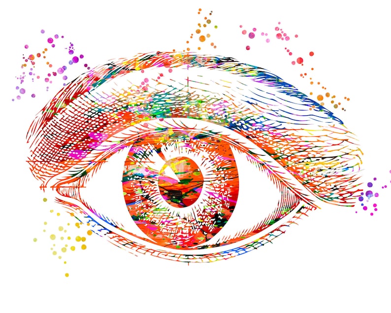 Abstract Medical Art Work Medical Art Prints Gift Eye Anatomy | Etsy