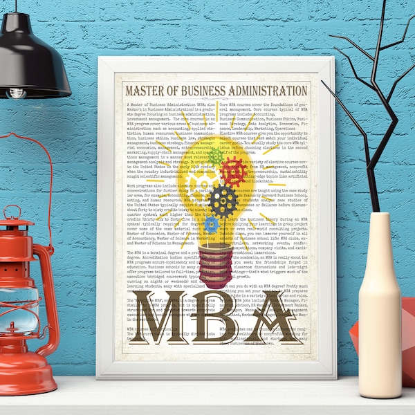 Graduation Card for Mba - Etsy