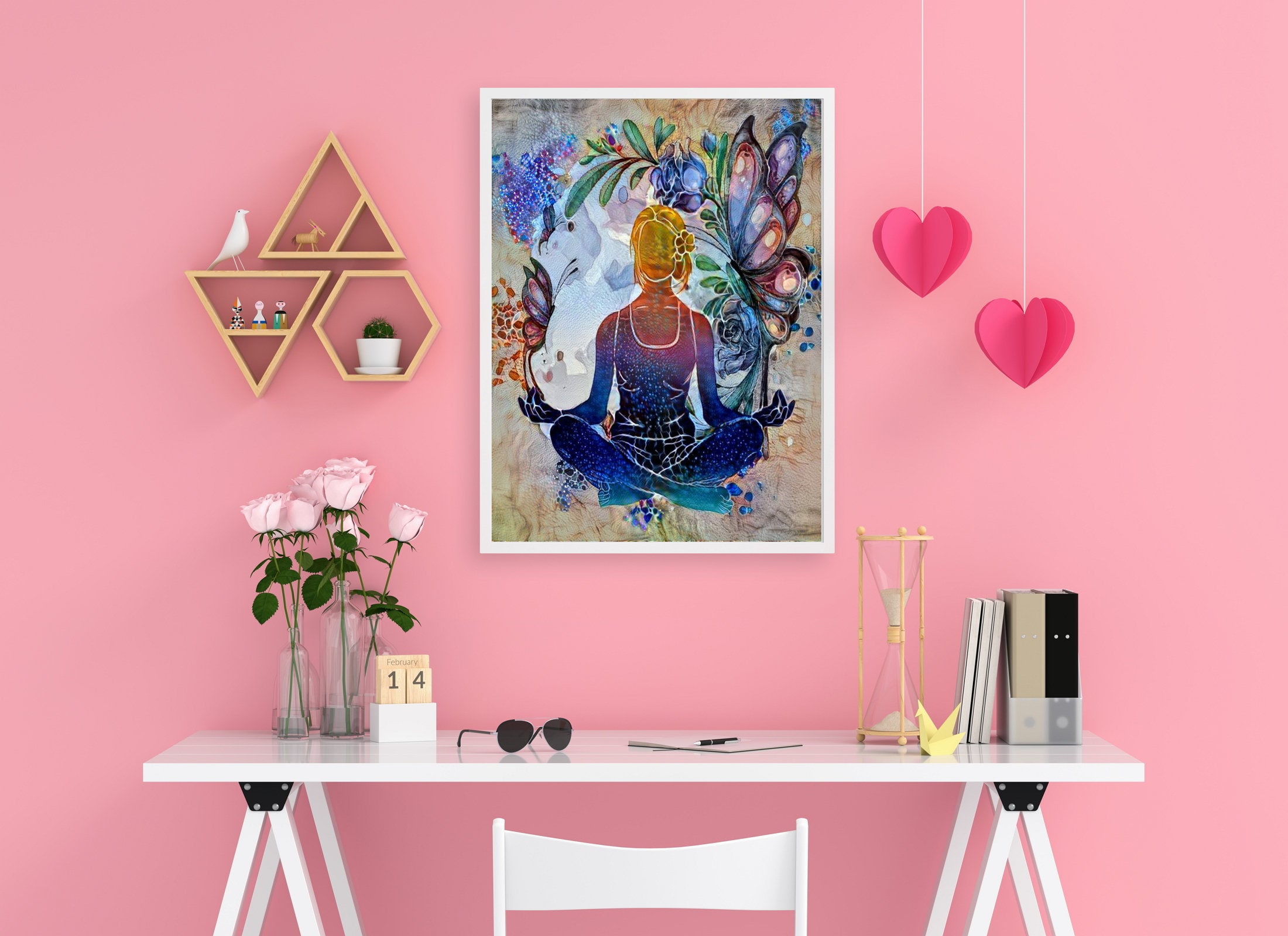 Yoga Art Yogi Yoga Poster Yoga Pose Yoga Print Yoga Woman - Etsy