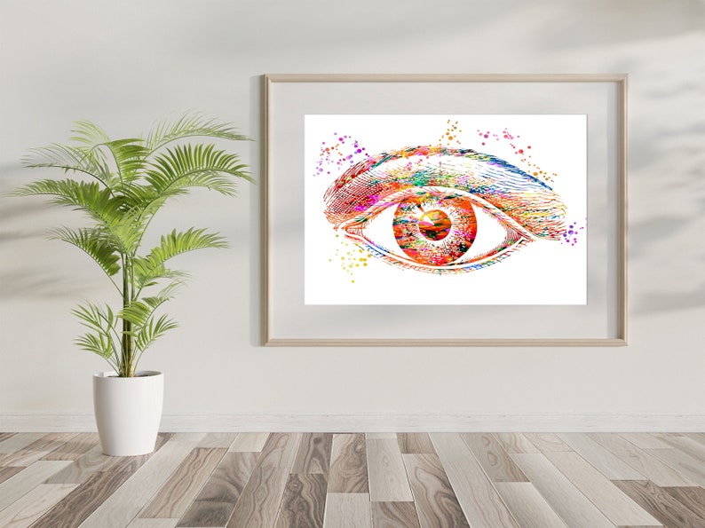 Abstract Medical Art Work Medical Art Prints Gift Eye Anatomy | Etsy